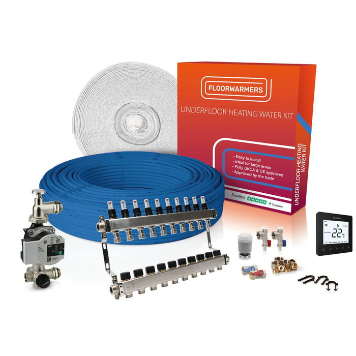 Floorwarmers Water Underfloor Heating Multi Room Kit | The Underfloor ...