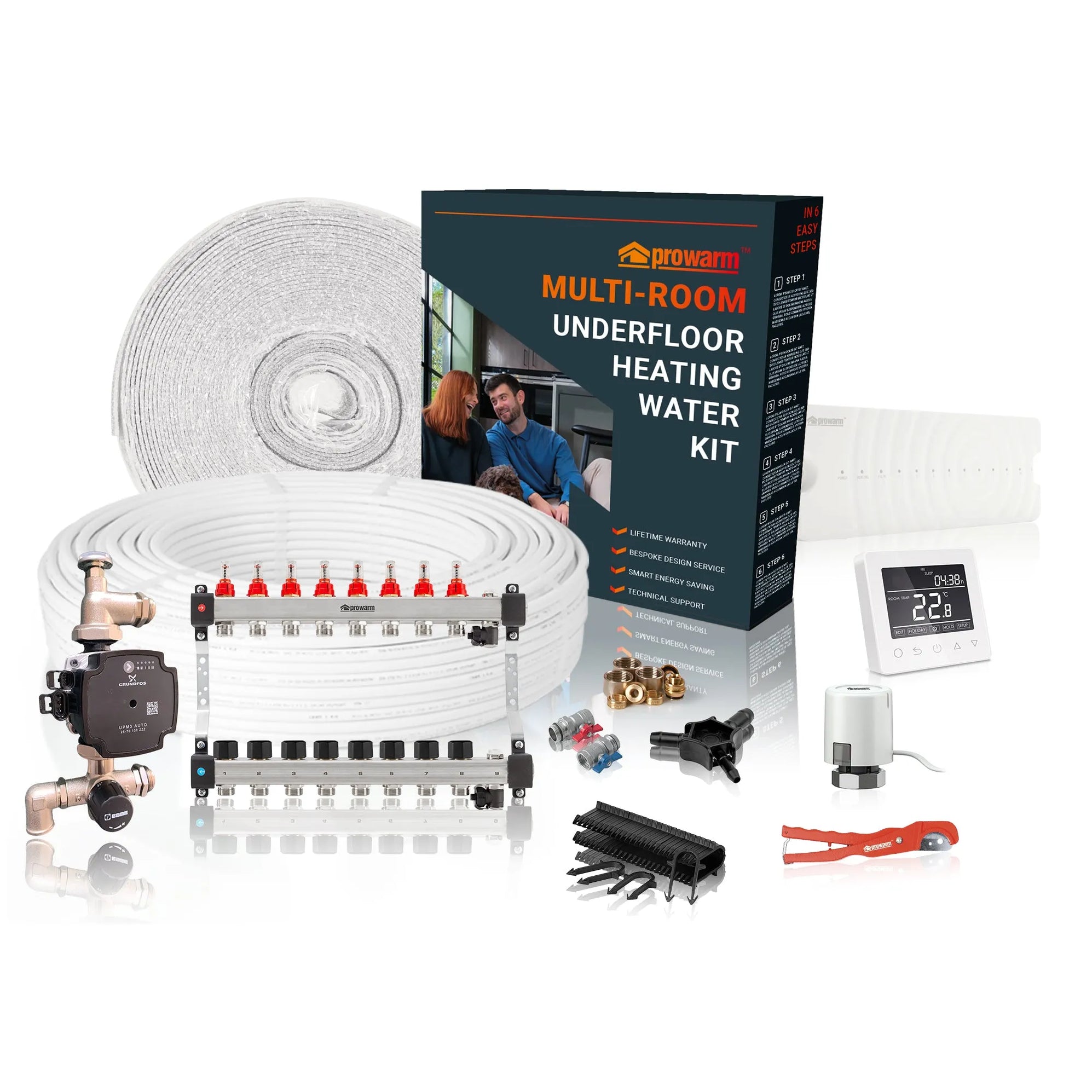 ProWarm™ Water Underfloor Heating Multi Room Kit | The Underfloor ...