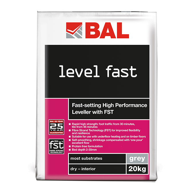 BAL Level Fast Self Levelling Compound - 20kg | Lowest Price