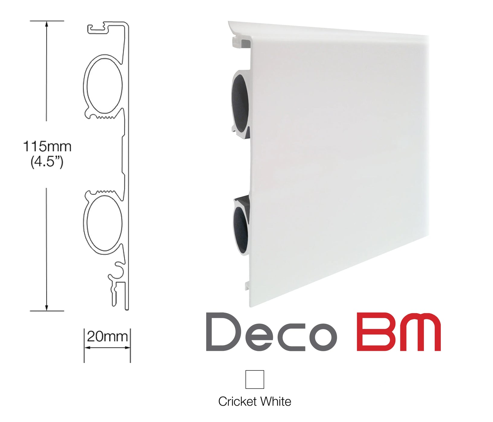 ThermaSkirt BM2 Twin Pipe Skirting Board Heating | The Underfloor ...