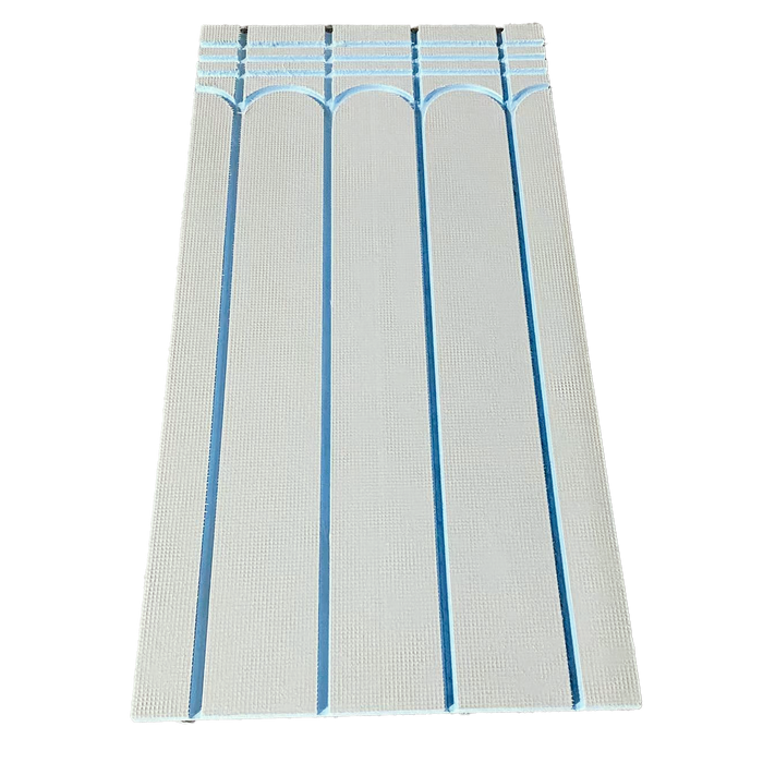 ProWarm LoFlo Insulated Backer Board - Cement Coated - Routed - XPS ...