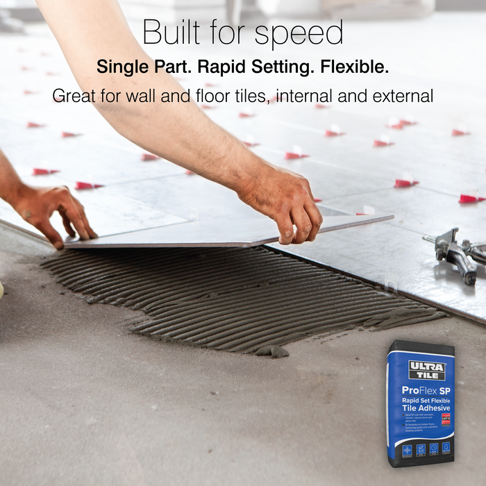 UltraTile ProFlex SP Tile Adhesive - Rapid Set Flexible 20kg | Lowest Price