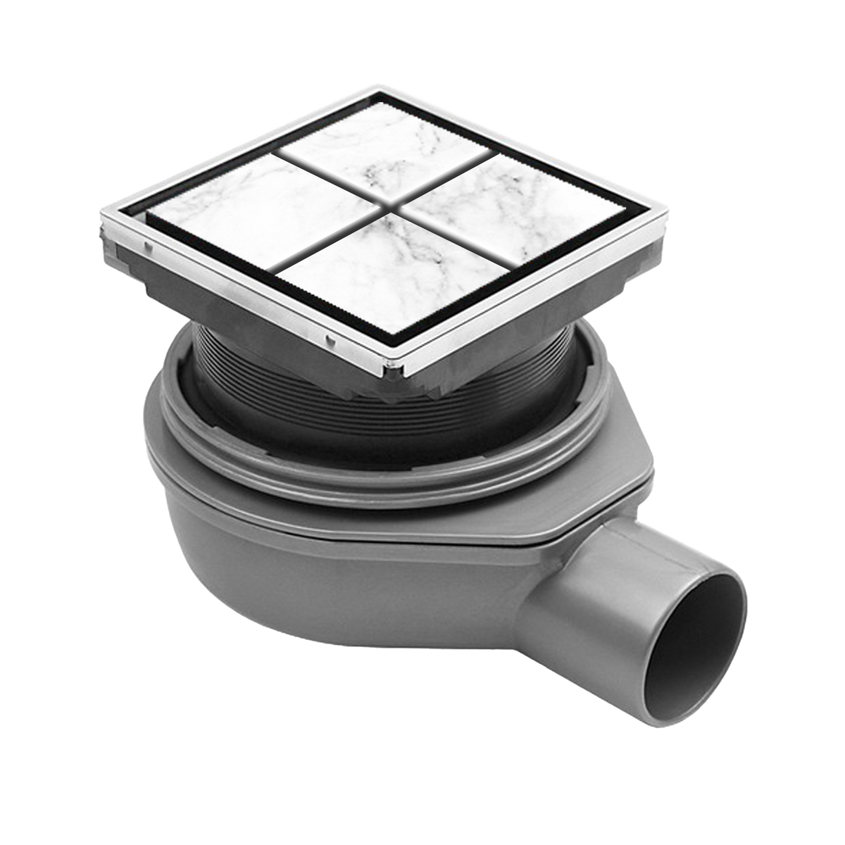 Horizontal Wet Room Drain & Tileable Cover Kit | Lowest Price