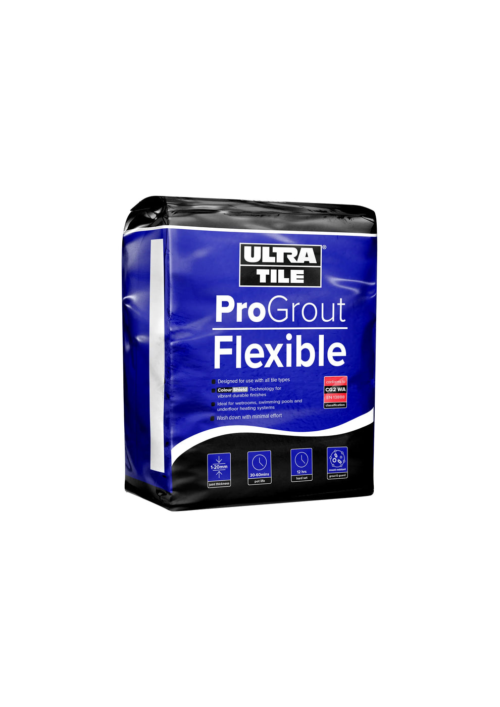 UltraTile ProGrout Flexible Grout 3kg - Water Resistant | The ...